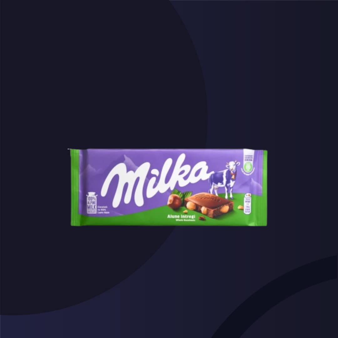 MILKA – WHOLE HAZELNUT MILK CHOCOLATE – bitefuse