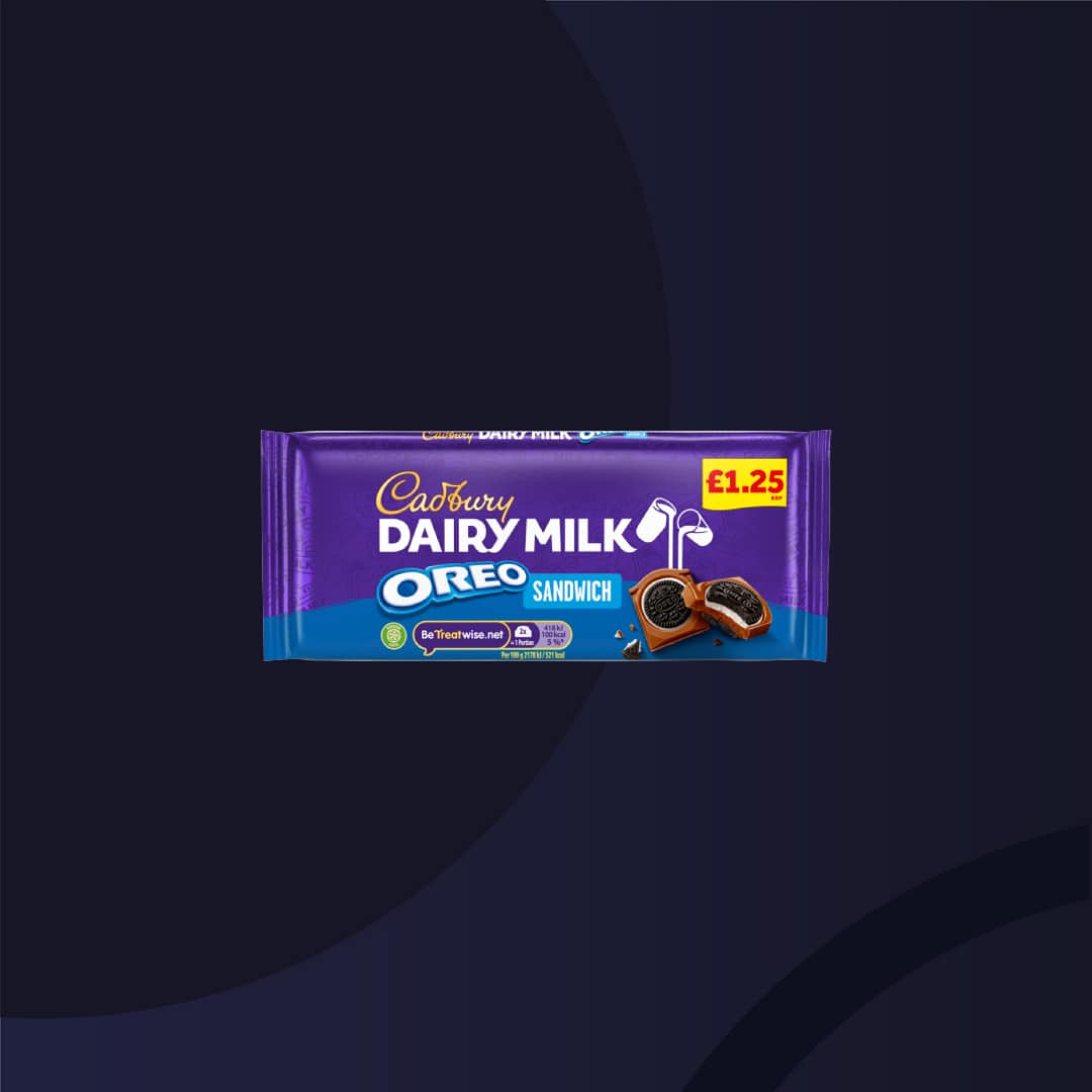 Cadbury Dairy Milk Oreo Sandwich 95 Gr – bitefuse